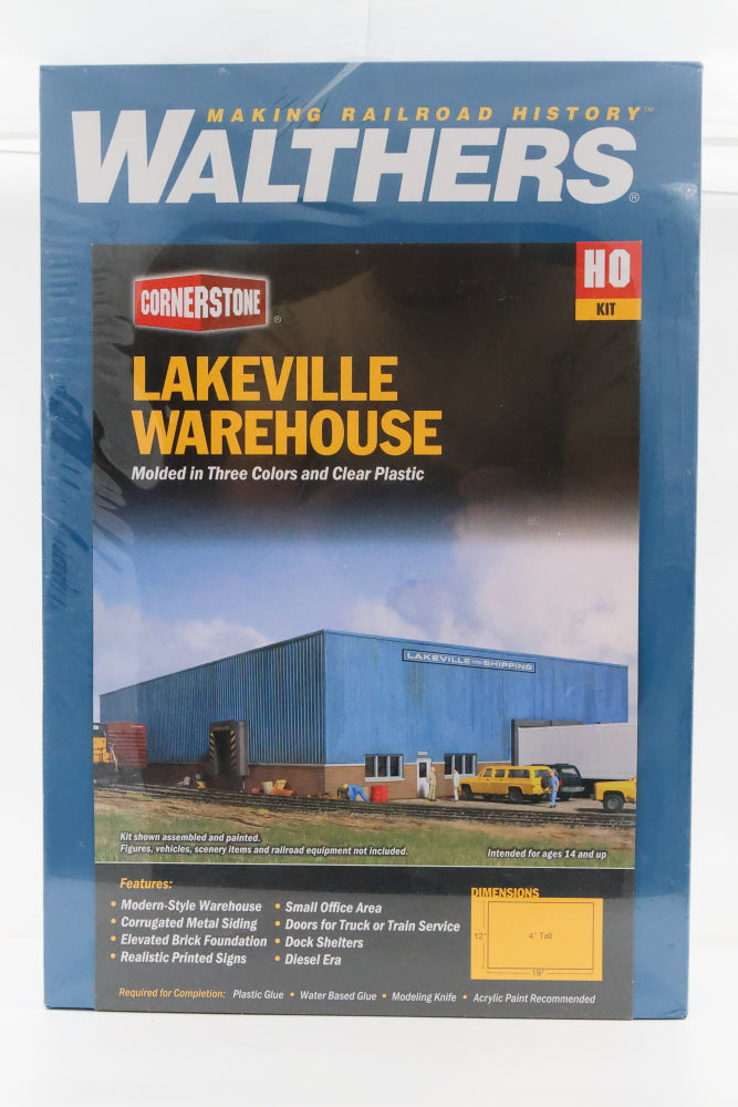Walthers Cornerstone Series, HO scale, Lakeville Warehouse, Factory se ...