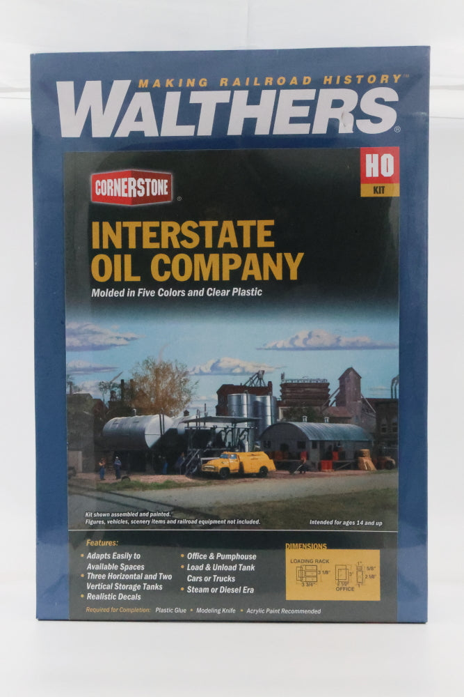 Walthers Cornerstone Series, HO scale, Interstate Oil Company, Factory ...