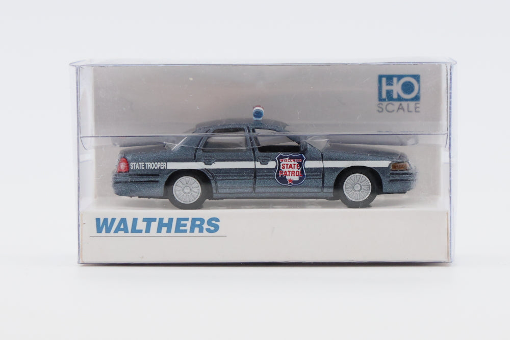 Walthers HO scale 1998 Ford Crown Victoria Wisconsin State Patrol, 933 ...